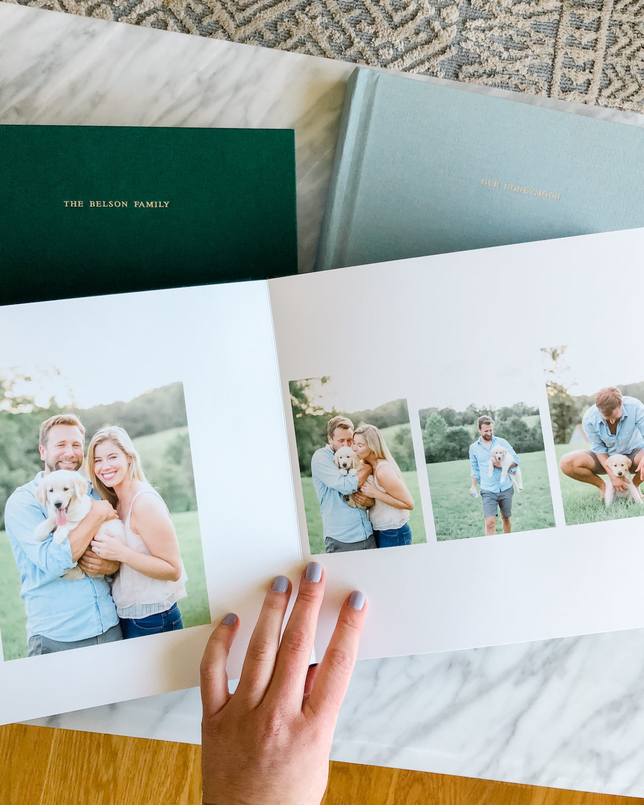How To Quickly Make a Yearly Family Photo Book - emilybelson.com