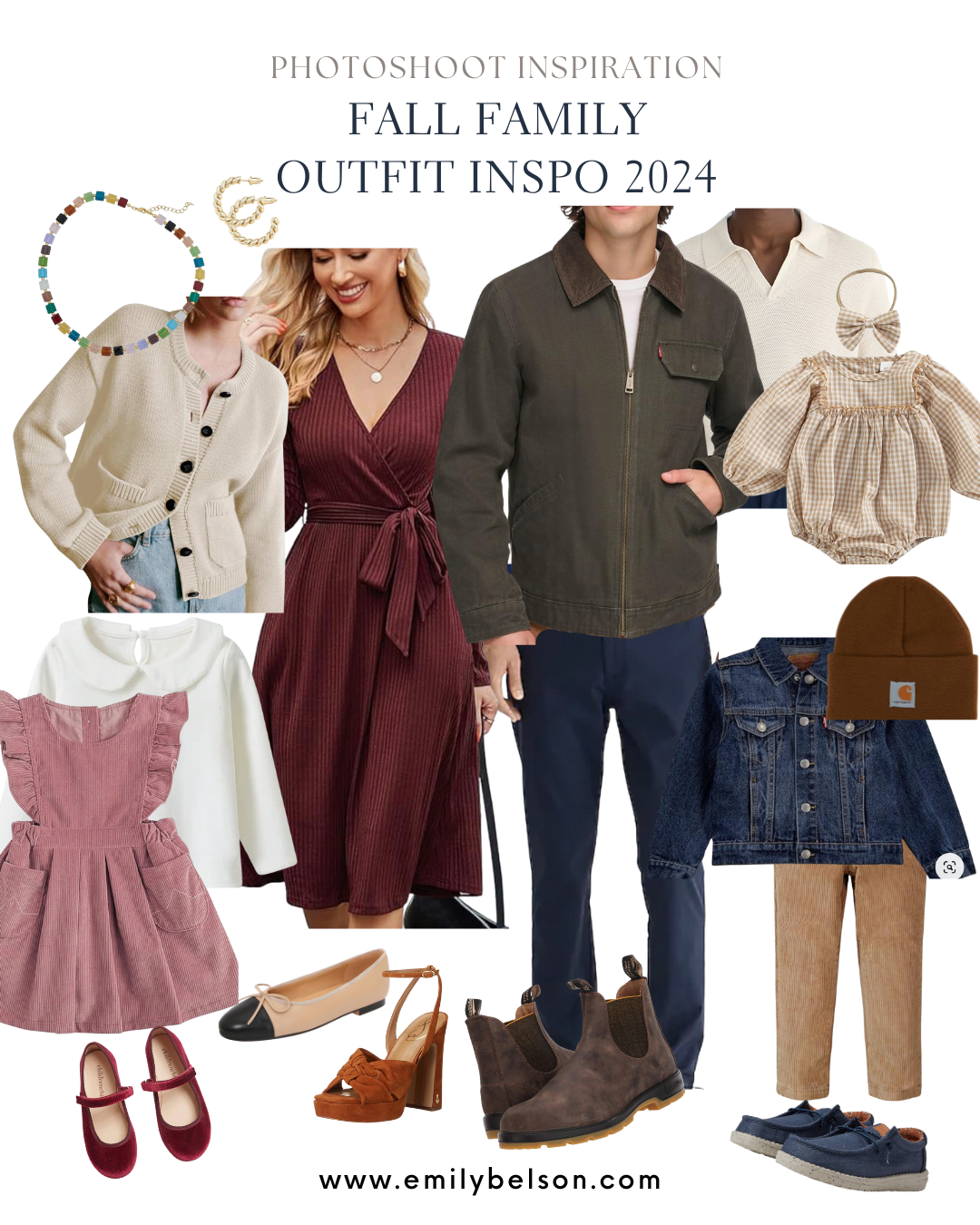 5 Easy Steps to Plan Cohesive Family Photo Outfits + Fall Outfit Inspo ...