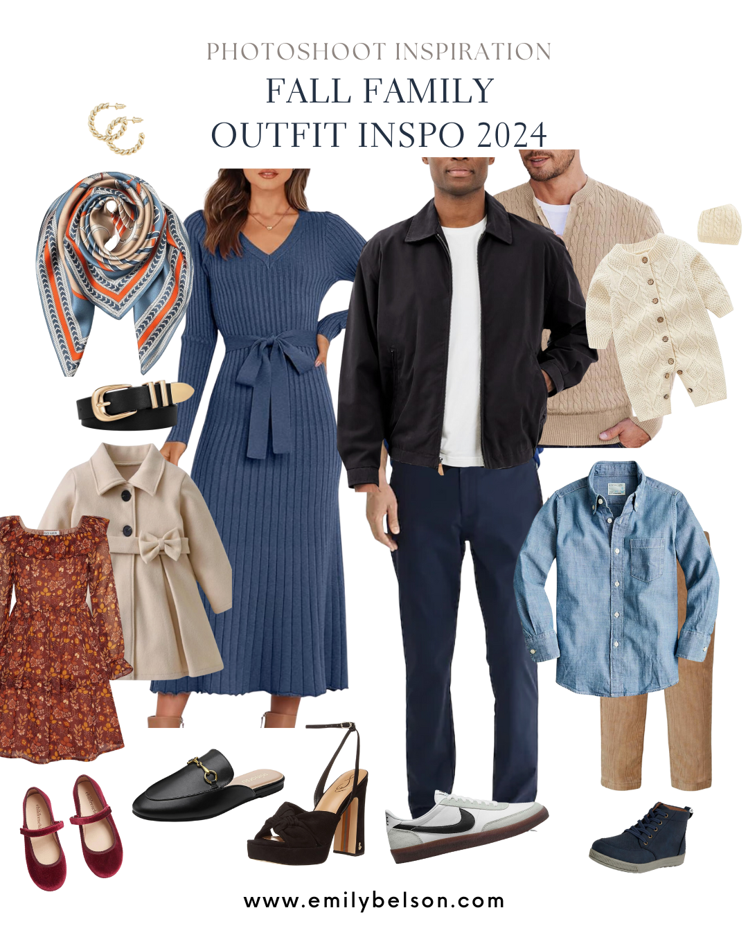 5 Easy Steps to Plan Cohesive Family Photo Outfits + Fall Outfit Inspo ...